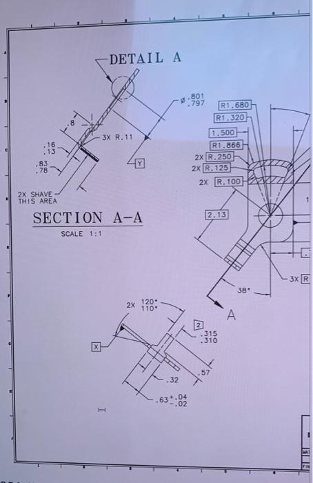 Solved NOTES: 1. UNLESS OTHERWISE SPECIFIED 0 . 040 XIY/Z. | Chegg.com