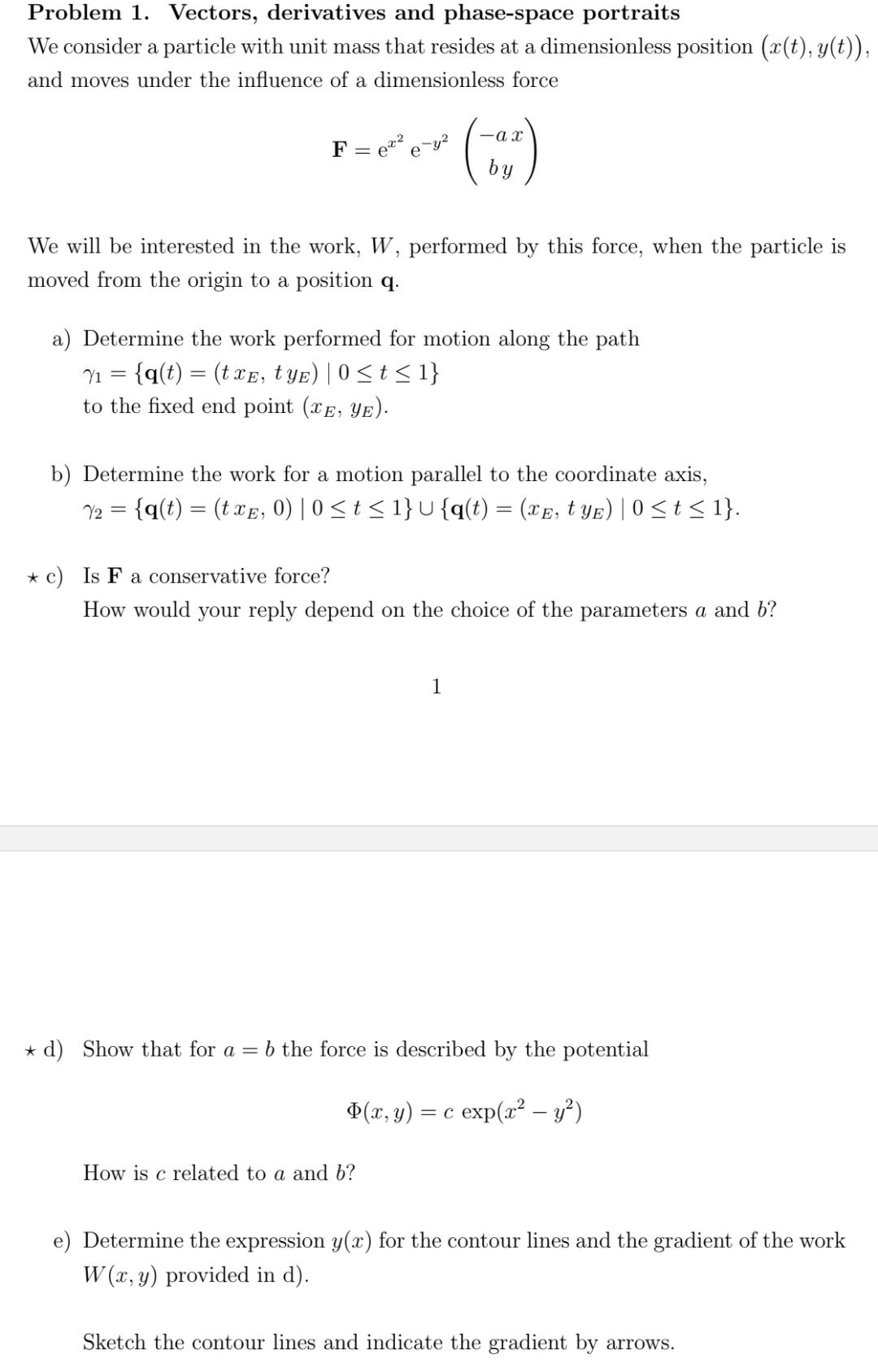 Solved SOLVE PARTS A, ﻿B, ﻿AND E. ﻿Problem 1. ﻿Vectors, | Chegg.com