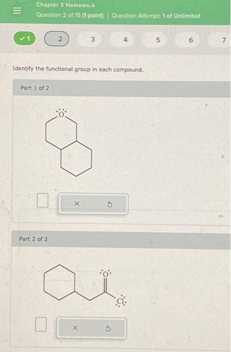 Solved Identify the functional group in each compound. Part | Chegg.com