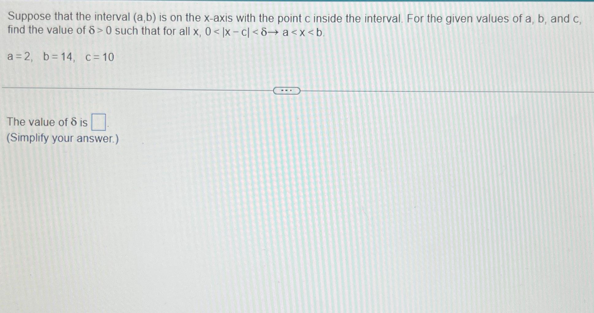 Solved Suppose that the interval (a,b) ﻿is on the x-axis | Chegg.com