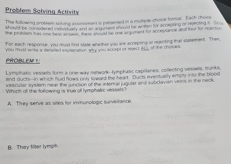 Solved Problem Solving ActivityThe following problem solving | Chegg.com