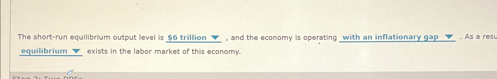 Solved The short-run equilibrium output level is $6 | Chegg.com