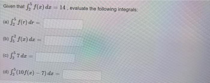 Solved Evaluate the integrals below by interpreting them in | Chegg.com