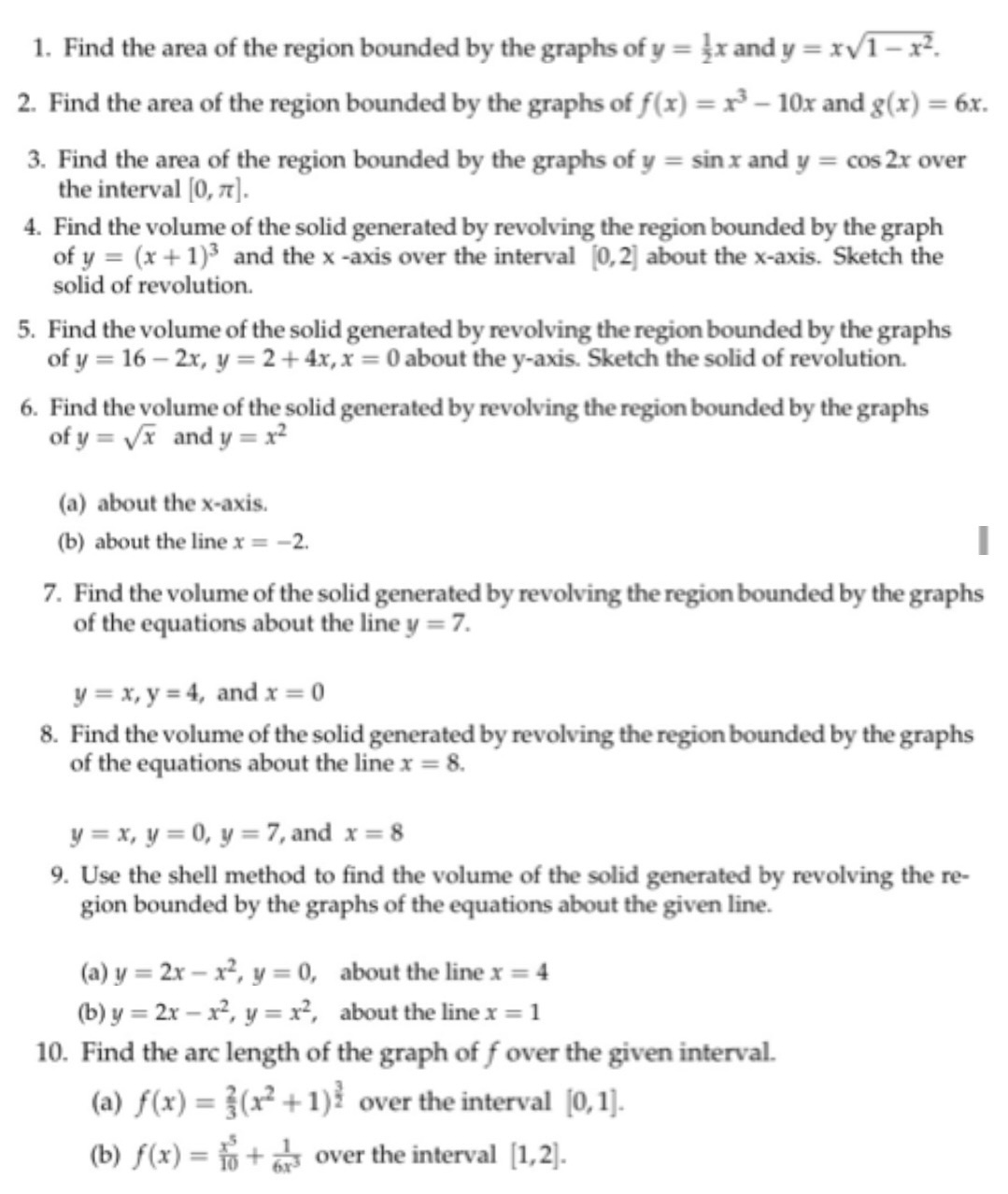 Solved Please solve all of the problems listed!! | Chegg.com