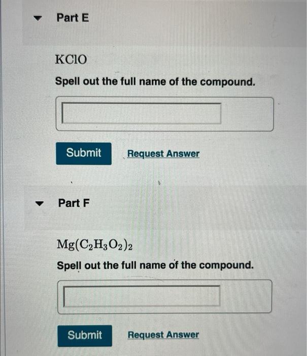 Solved Fe(OH)3 Spell out the full name of the compound. X | Chegg.com