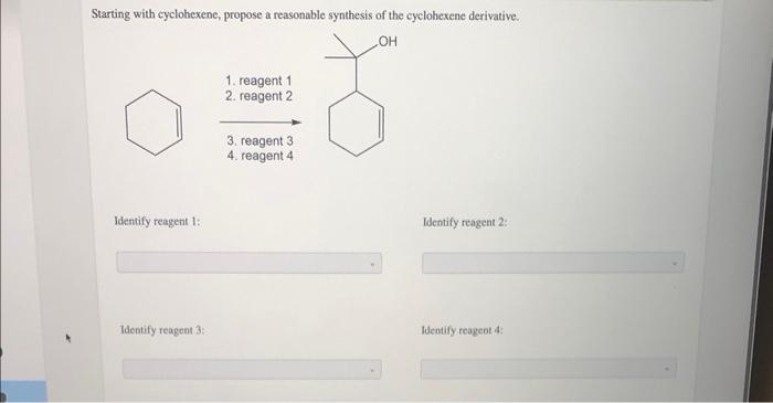 Solved Starting with cyclohexene, propose a reasonable | Chegg.com Solved Starting with cyclohexene, propose a reasonable | Chegg.com