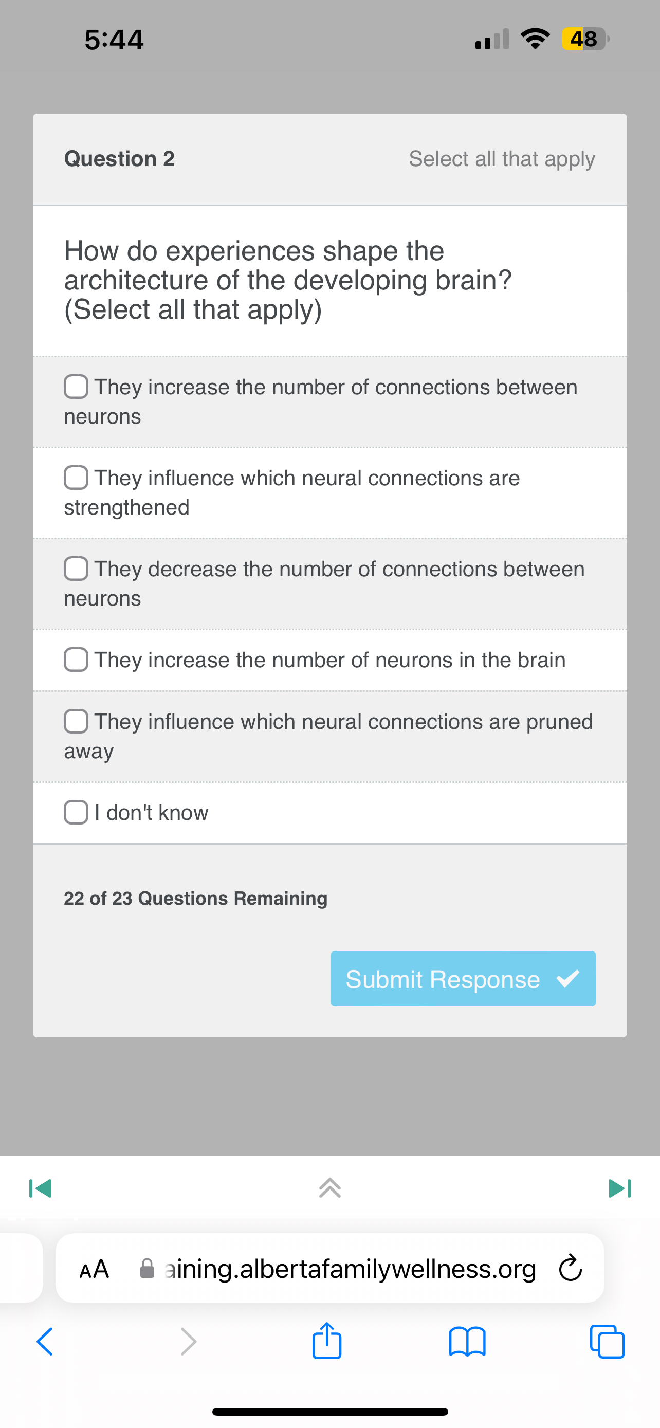 Solved 5:44Question 2Select all that applyHow do experiences | Chegg.com