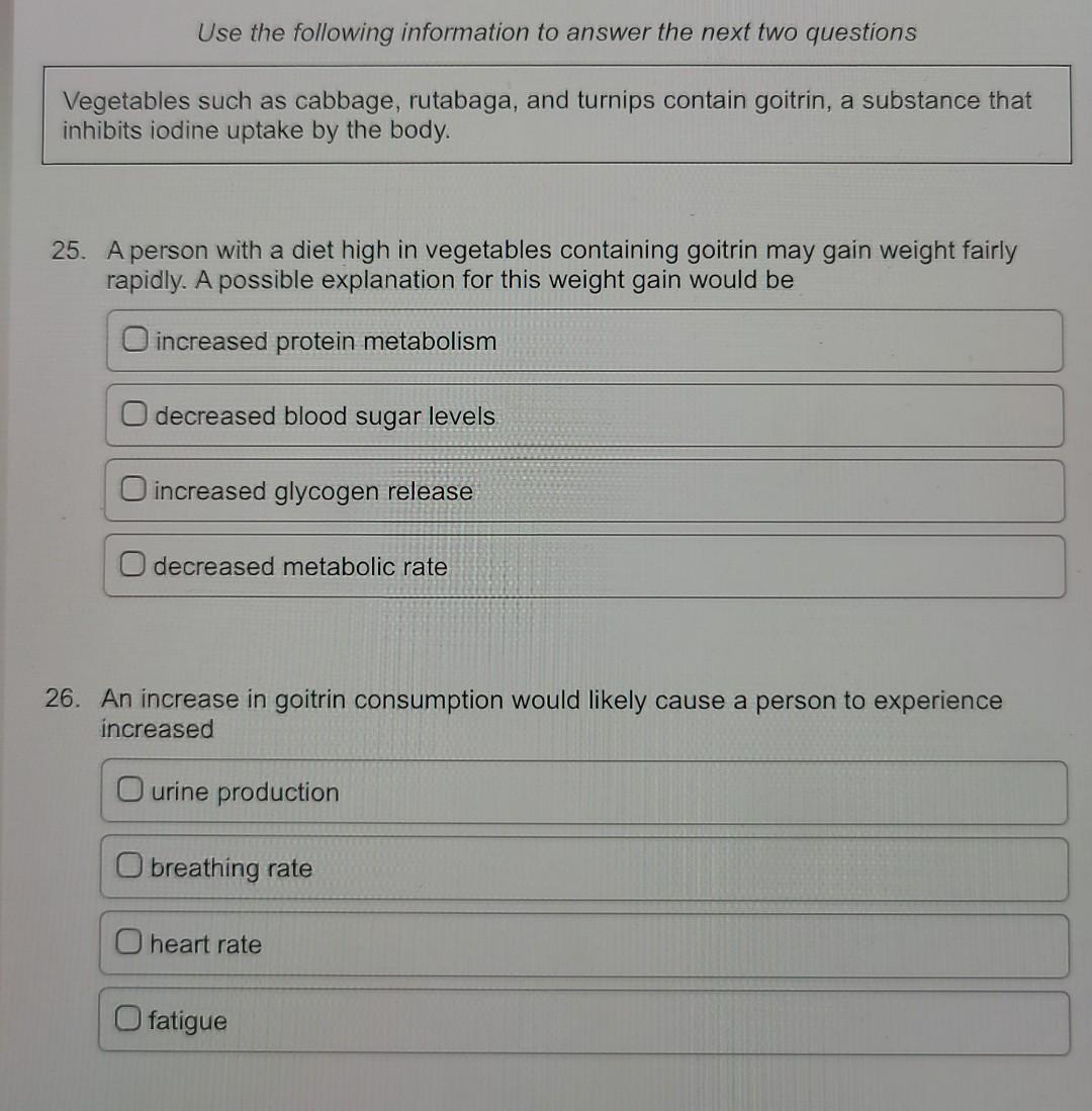Solved Use the following information to answer the next two | Chegg.com