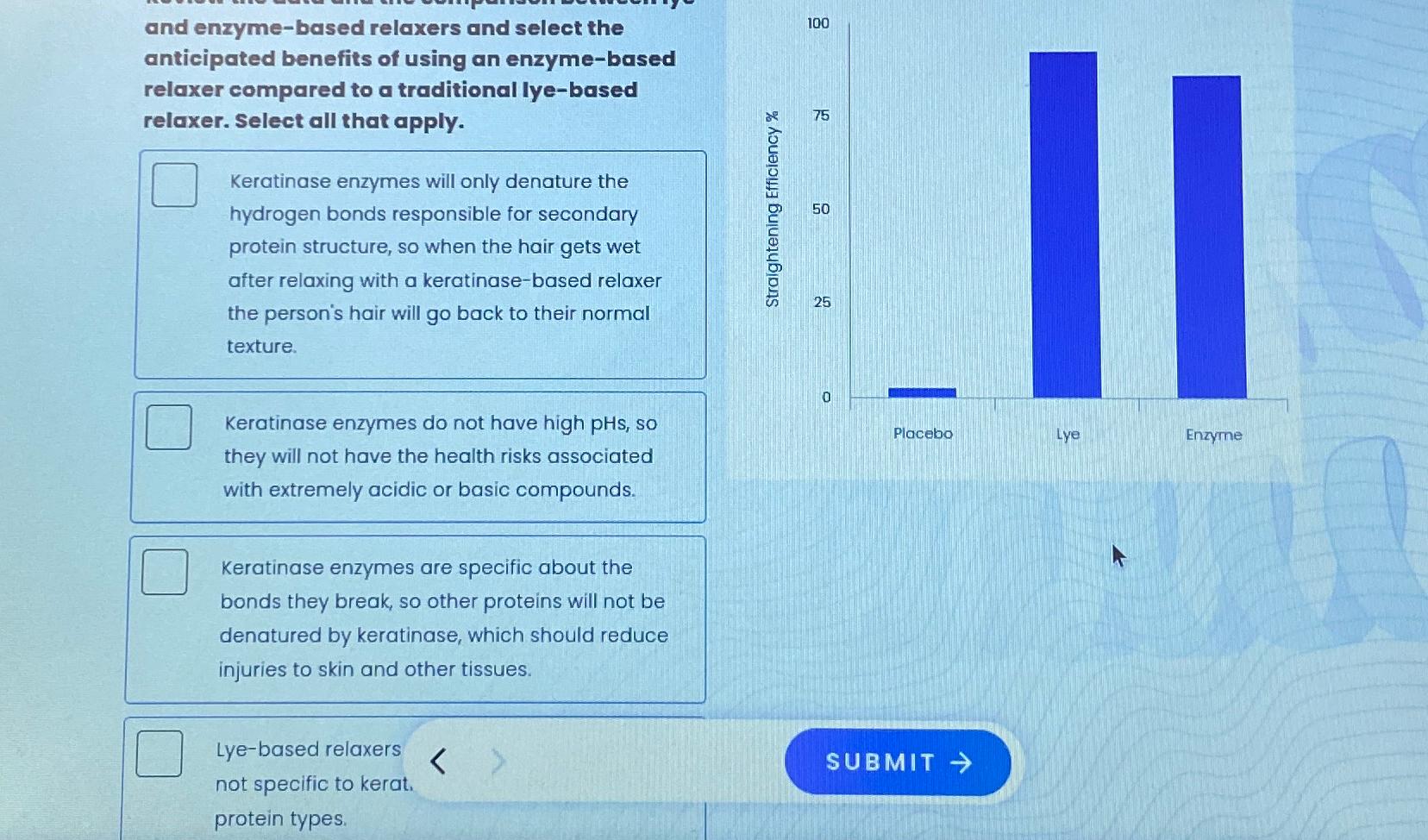 Solved and enzyme-based relaxers and select the anticipated | Chegg.com Solved and enzyme-based relaxers and select the anticipated | Chegg.com