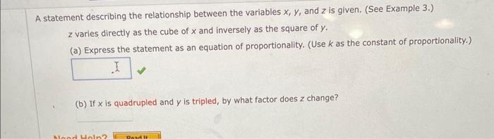 Solved if x is quadrupled and y is tripled by what factor | Chegg.com