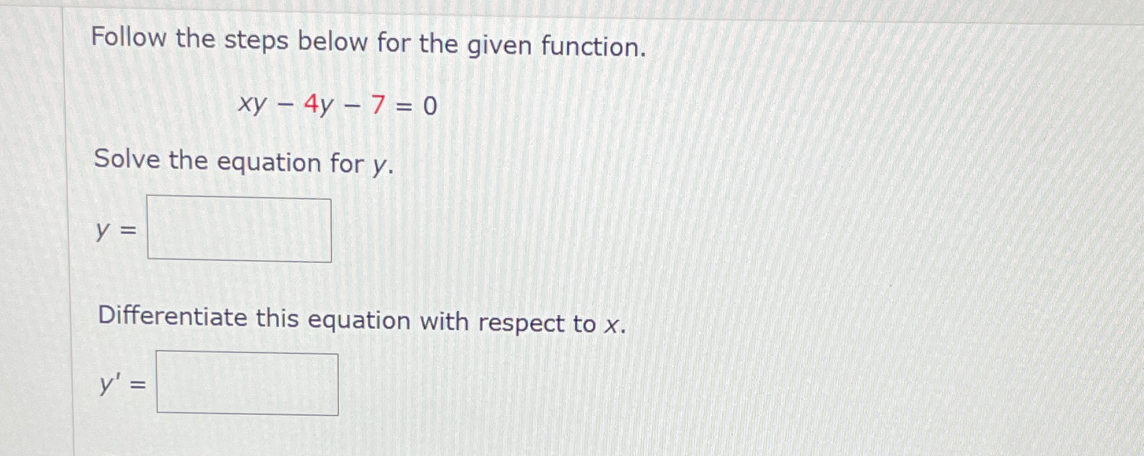 Solved Follow the steps below for the given | Chegg.com