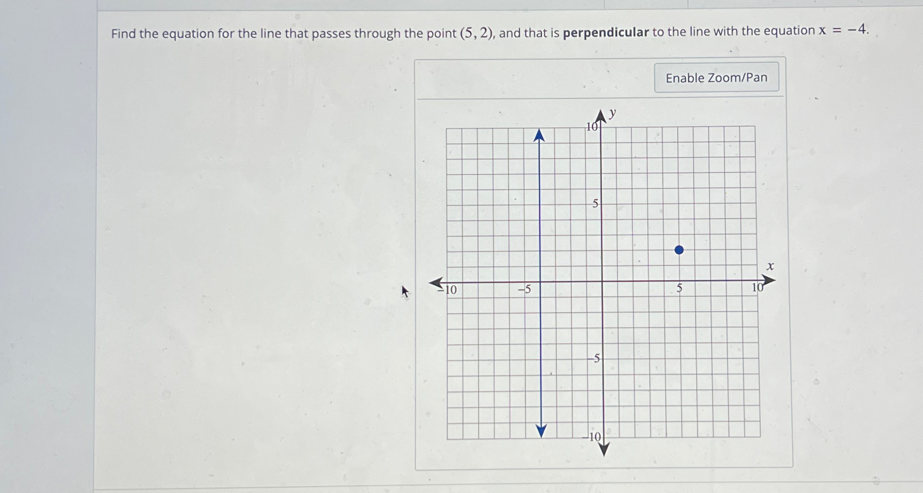 Solved Find the equation for the line that passes through | Chegg.com