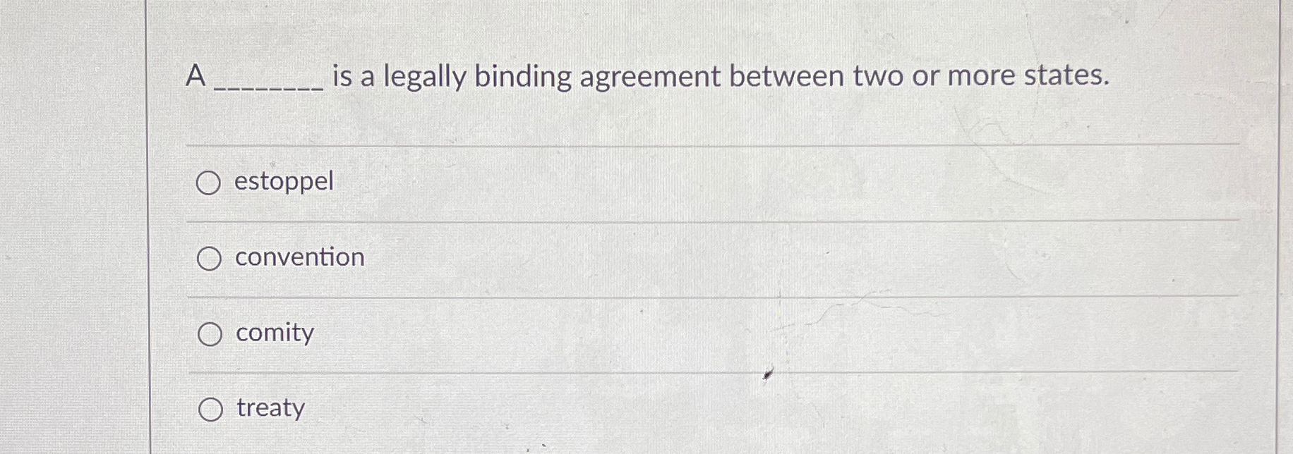 Solved A ﻿is a legally binding agreement between two or | Chegg.com