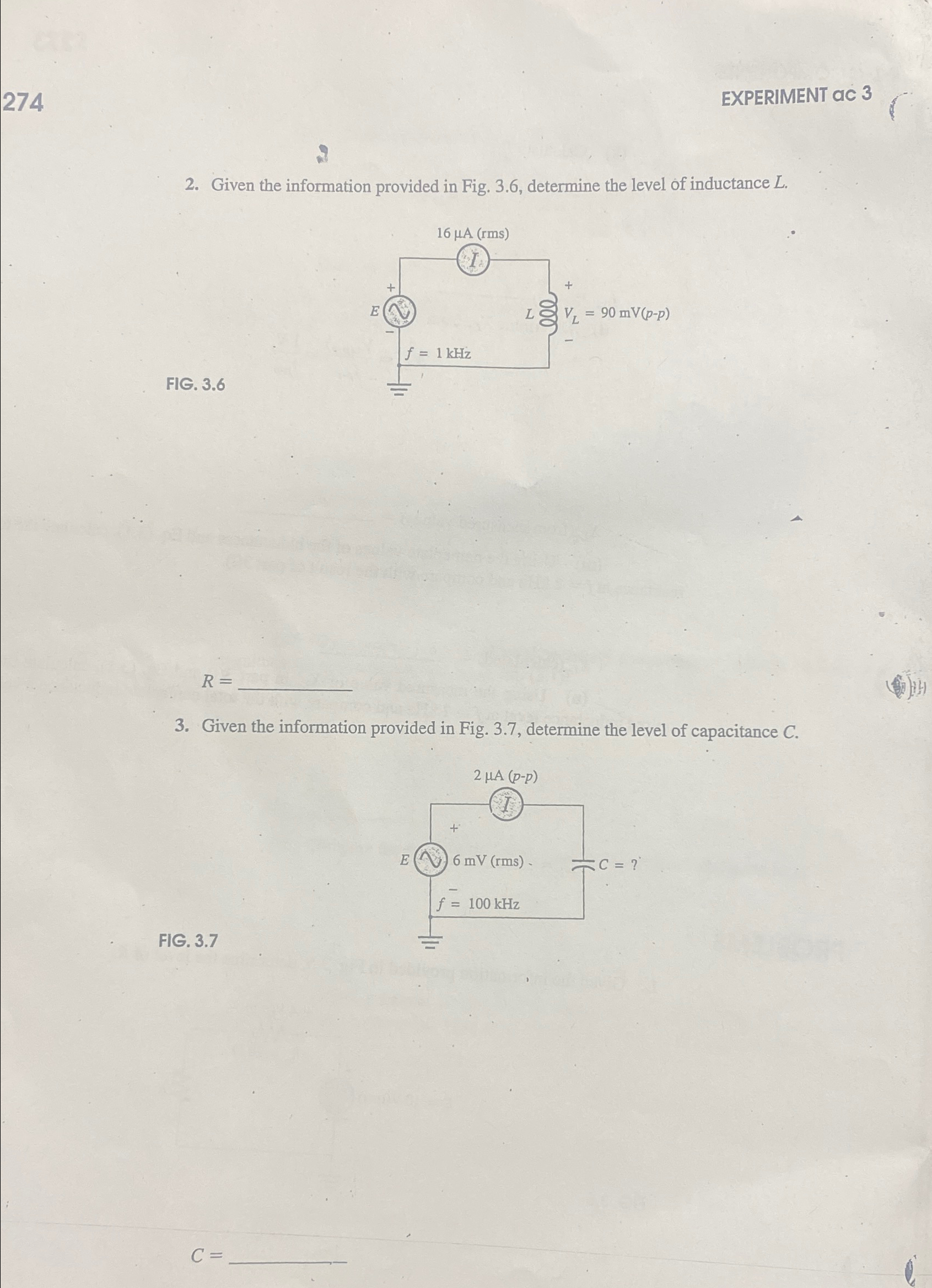 Solved 274EXPERIMENT ac 32. ﻿Given the information provided | Chegg.com