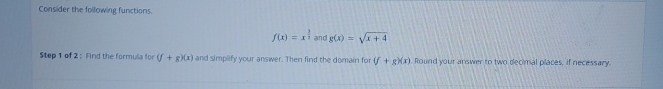 Solved Consider the following functions.f(x)=x32 ﻿and | Chegg.com