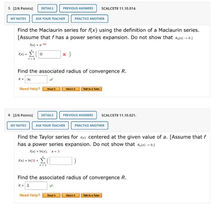 Solved 3. [2/6 Points) DETAILS PREVIOUS ANSWERS SCALCET8 | Chegg.com