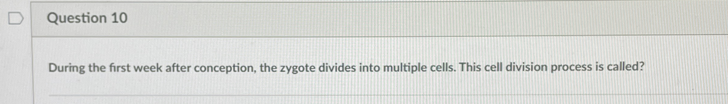 Solved During the first week after conception, the zygote | Chegg.com