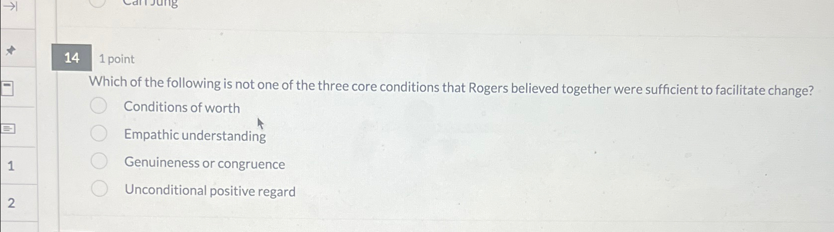 Solved 14 ﻿pointWhich of the following is not one of the | Chegg.com