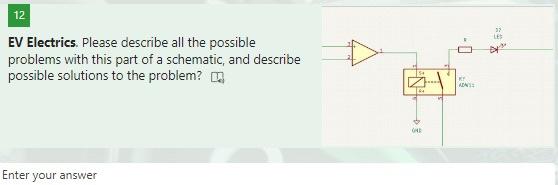 Solved EV Electrics. Please describe all the possible | Chegg.com