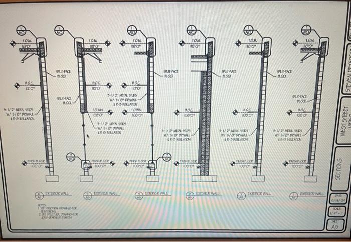 estimate take off sheet with materials needed and | Chegg.com