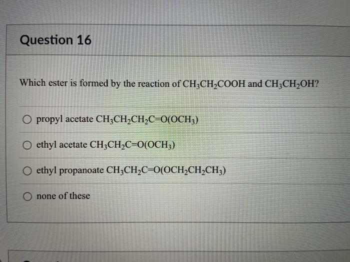 Solved Which of the following ketones is the most soluble in | Chegg.com