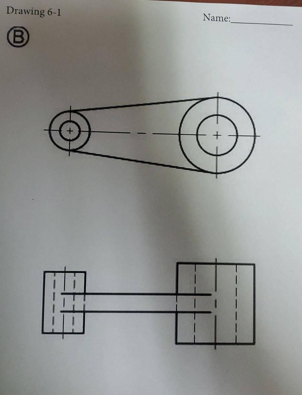 Solved Construct all extension lines, dimension lines, | Chegg.com