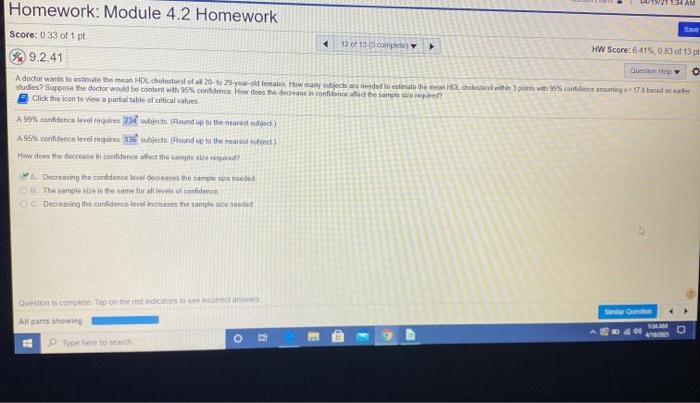 Solved Homework: Module 4.2 Homework Save Score: 0 of 1 pt | Chegg.com