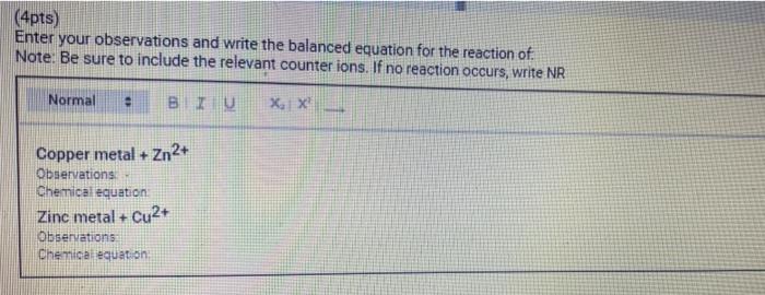 Solved Report Table OXR.2: Identifying Oxidizing and | Chegg.com