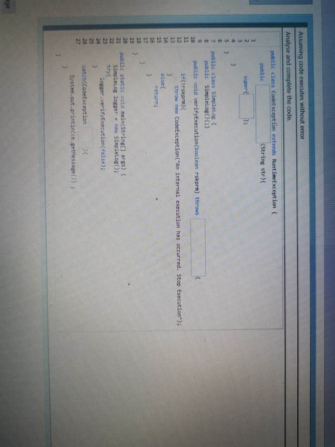 Solved 3 Assuming Code Executes Without Error Analyse And
