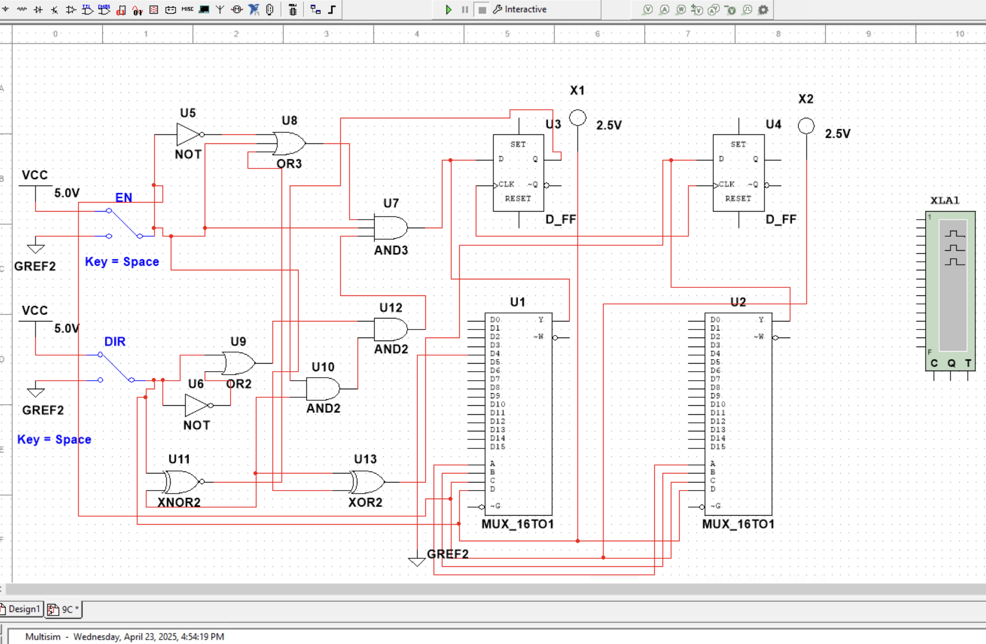 Solved This is a two bit FSM up/down circuit, how would I | Chegg.com