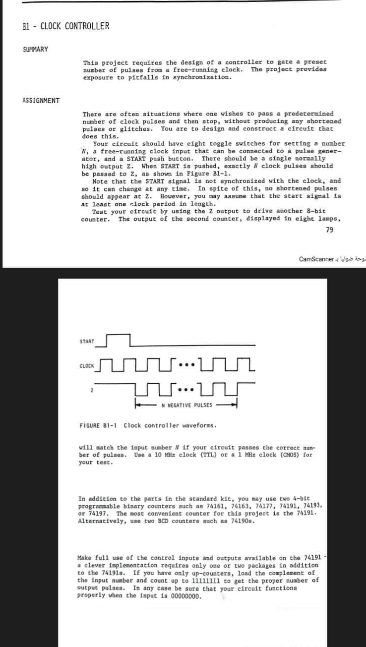 Solved Make the circuit by the circuit maker ﻿B1 - ﻿CLOCK | Chegg.com
