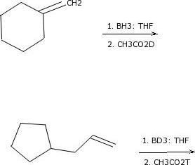 Solved Protonolysis of trialkylboranes. Acetic acid reacts | Chegg.com