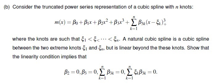 Solved (b) Consider the truncated power series | Chegg.com