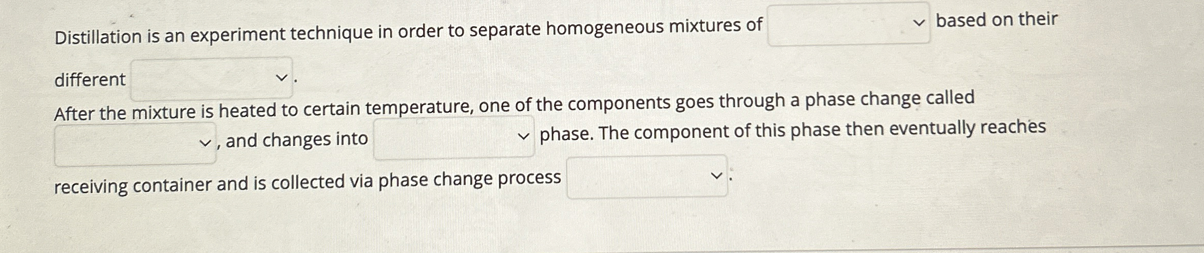 Solved Distillation is an experiment technique in order to | Chegg.com