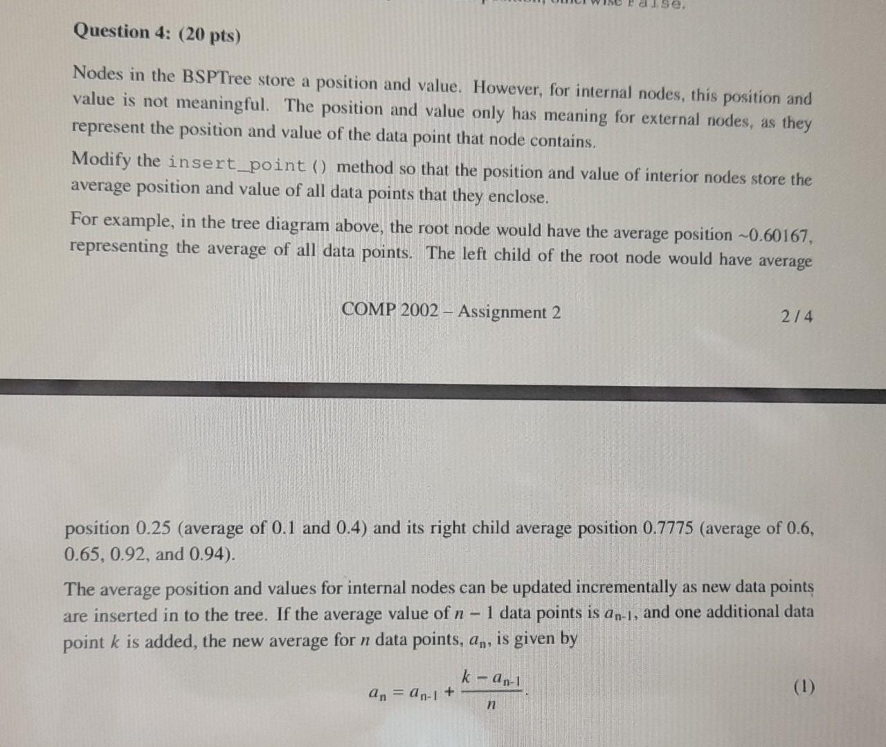 Solved Download the Python source file bspt ree.py. The BSPT | Chegg.com
