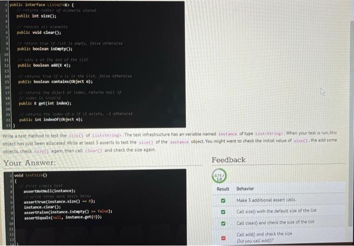 Solved object has fust been allocated. Write at least 3 | Chegg.com