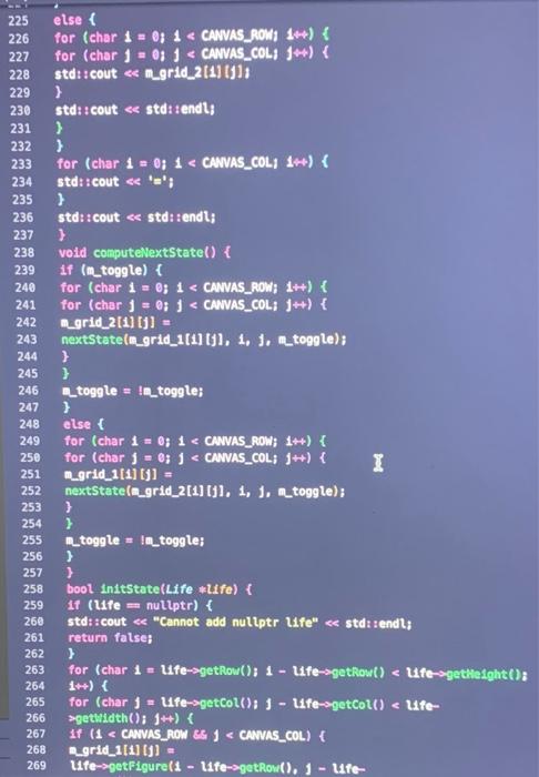 Solved Part 1: Organize the code (85%) : Following what we | Chegg.com