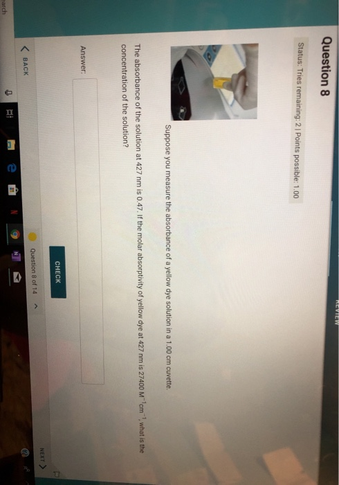 Solved Question 8 Status: Tries remaining: 2 Points | Chegg.com