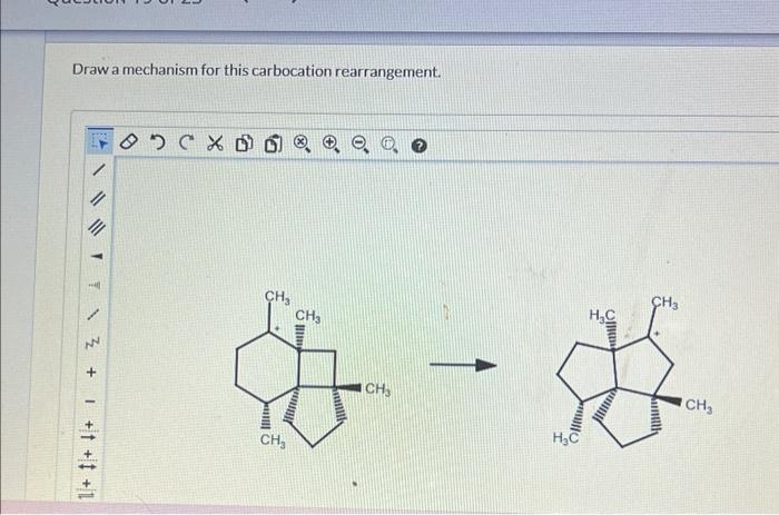 Solved Draw a mechanism for this carbocation rearrangement. | Chegg.com