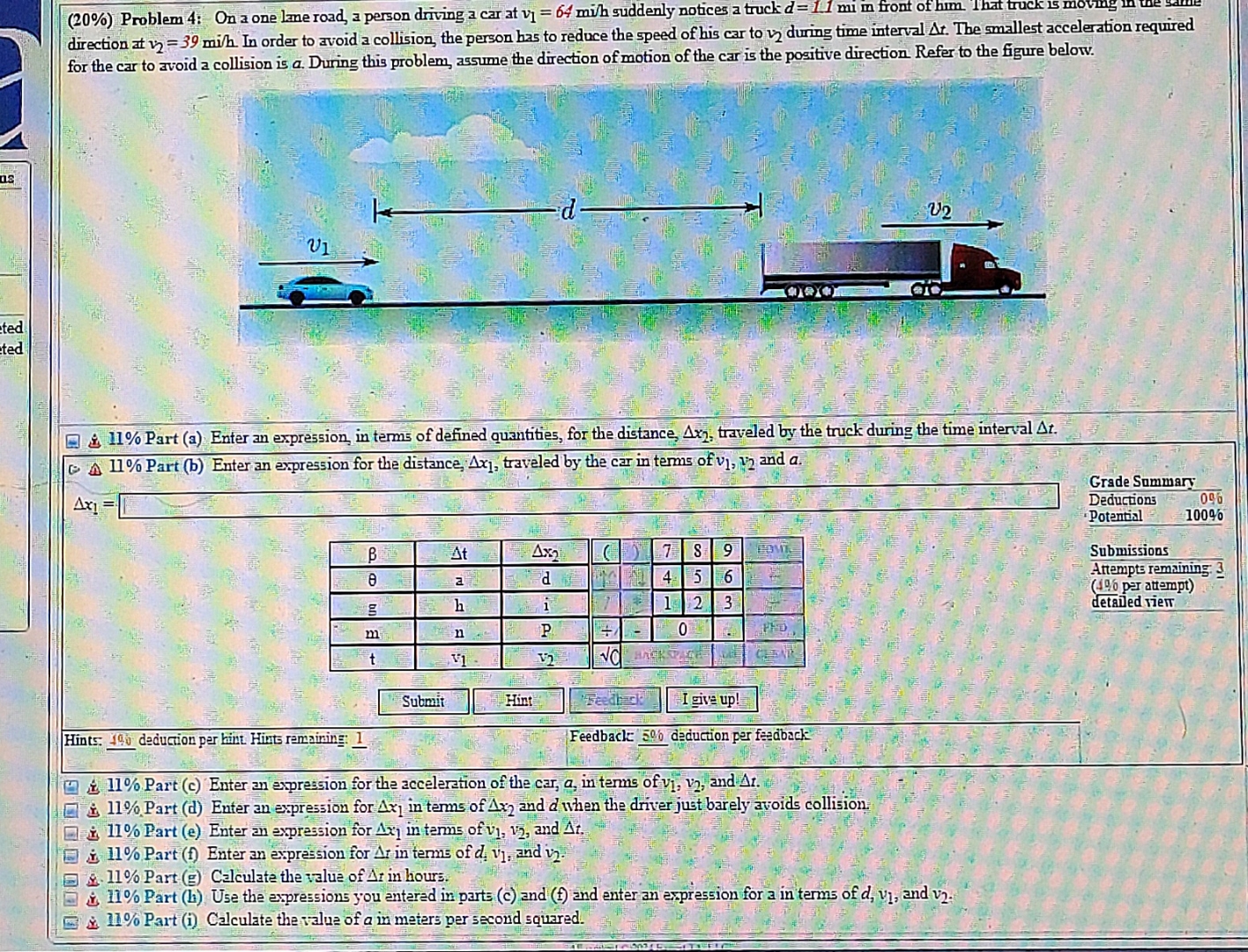 Solved How to do 2D Motion problems | Chegg.com