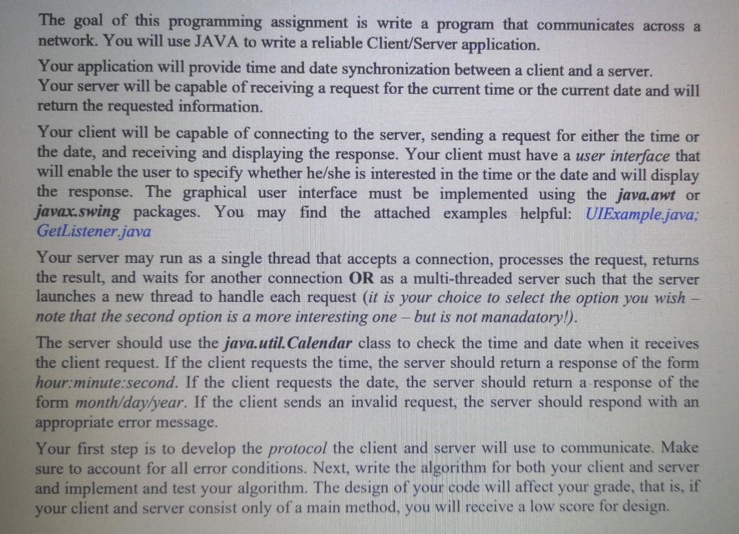 Solved a The goal of this programming assignment is write a | Chegg.com