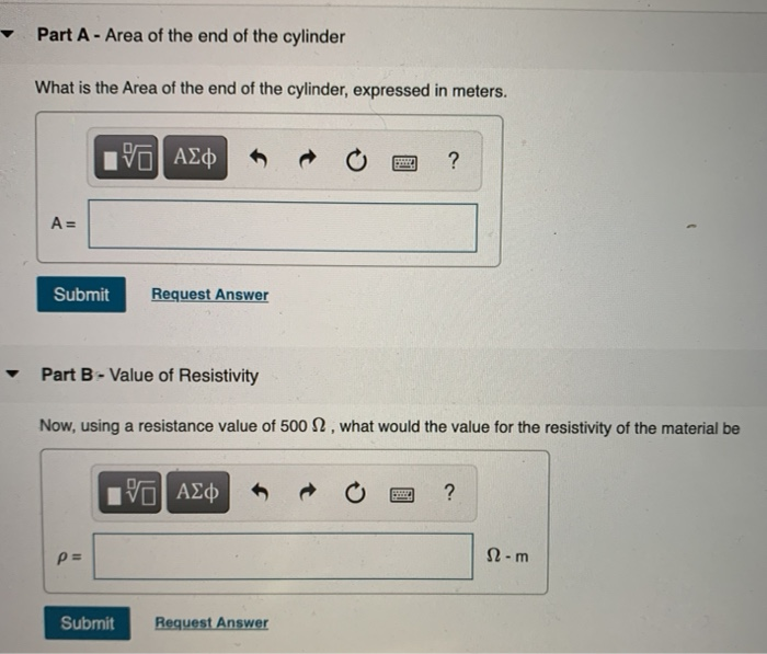 Solved Constant The diagram shows a cylindrical resistor, | Chegg.com