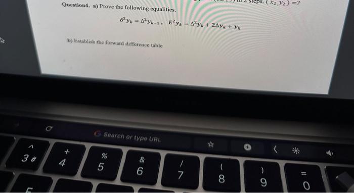 Solved Question4. a) Prove the following equalities. | Chegg.com