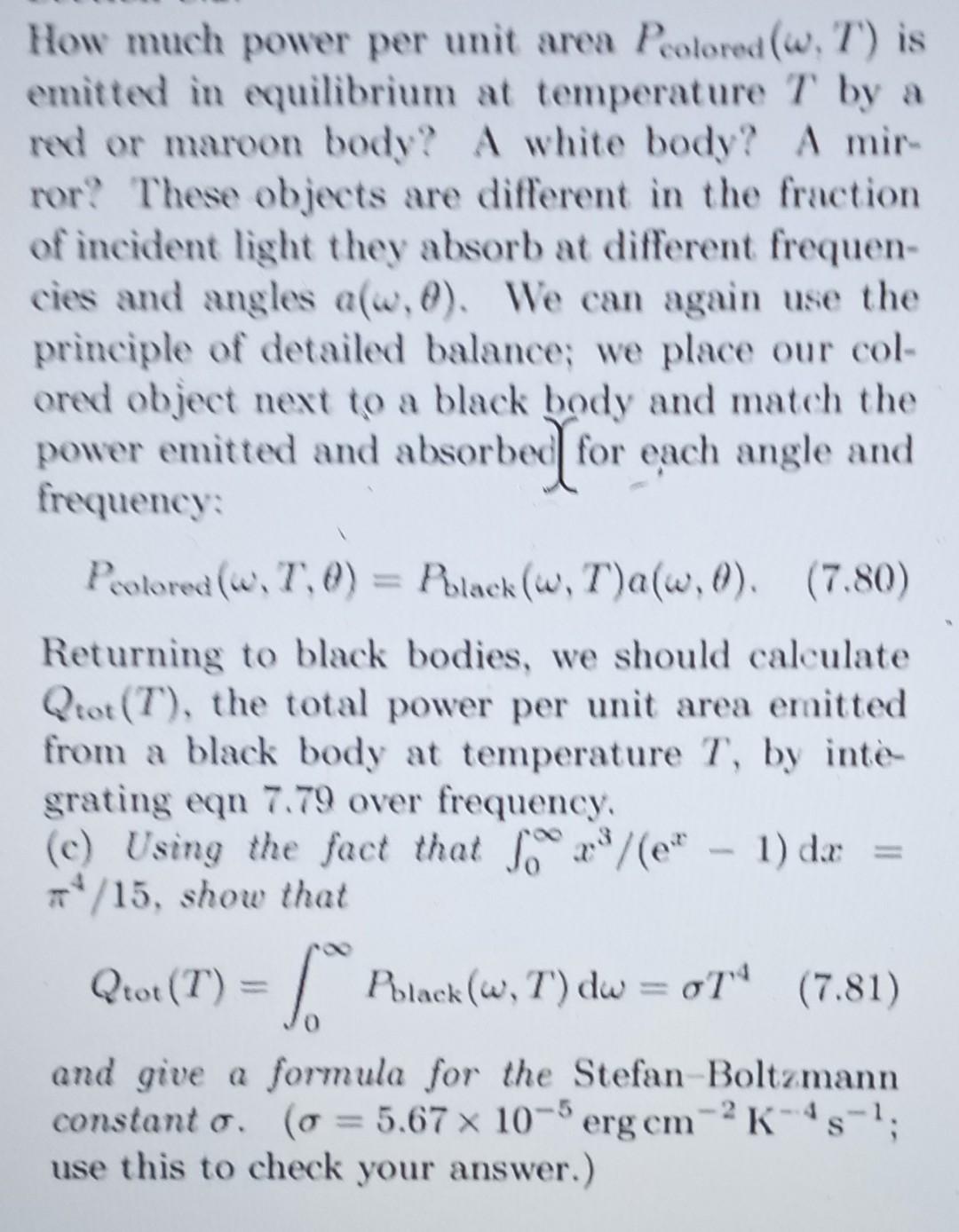 Solved How would I be able to answer a Statistical Mechanics | Chegg.com