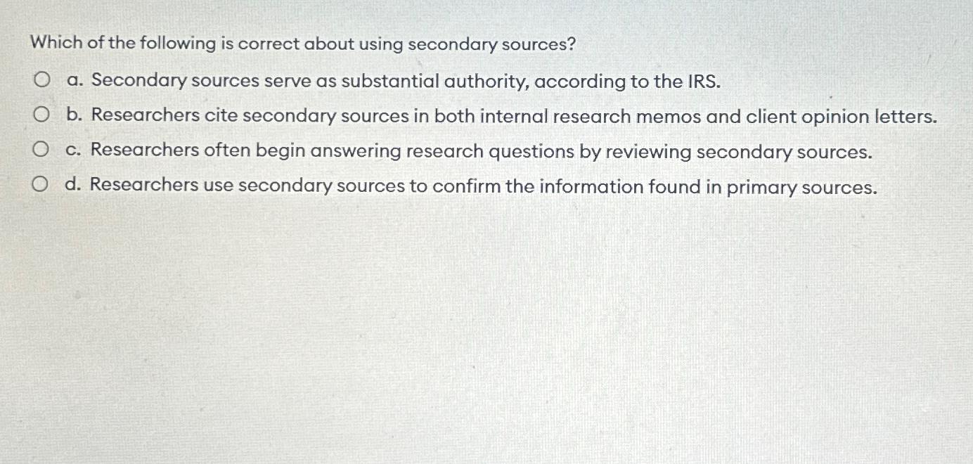 Solved Which of the following is correct about using | Chegg.com