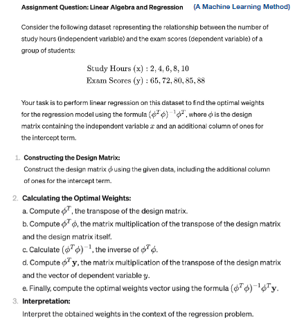 Solved Consider the following dataset representing the | Chegg.com