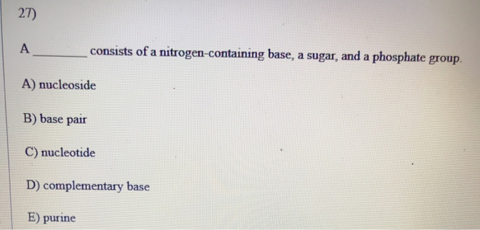 Solved 25) What are the two most common secondary structures | Chegg.com