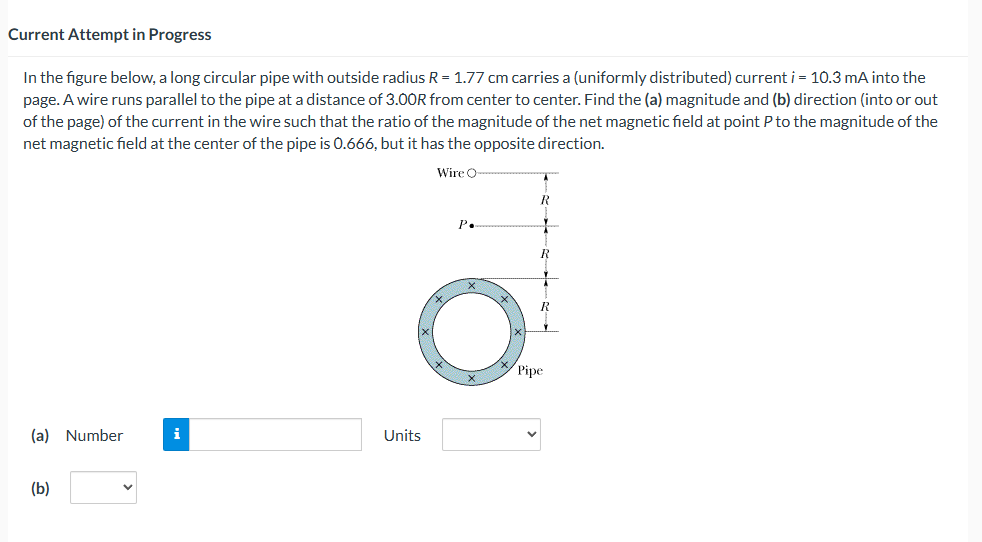 Solved Current Attempt in Progress In the figure below, a | Chegg.com