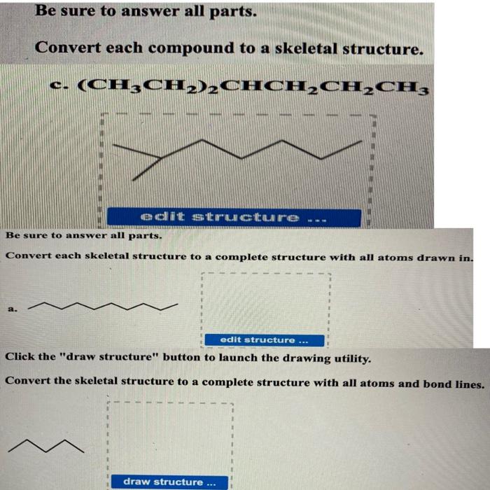 Solved Be sure to answer all parts. Convert each compound to | Chegg.com