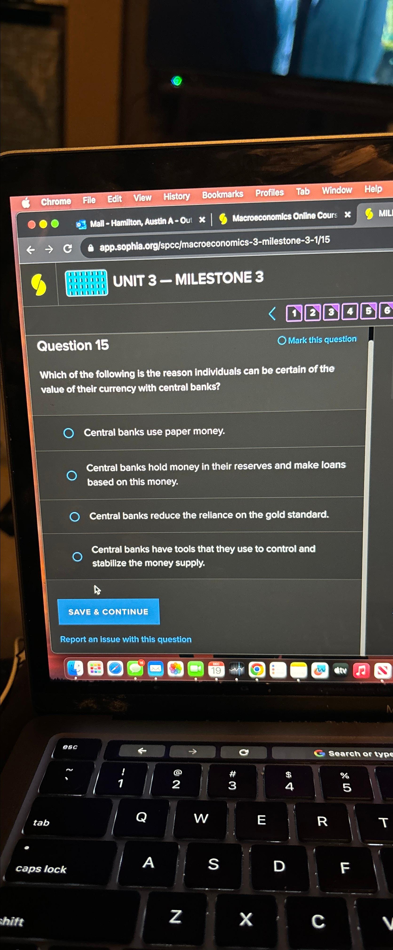 Solved UNIT 3 - ﻿MILESTONE 3Question 15Which of the | Chegg.com